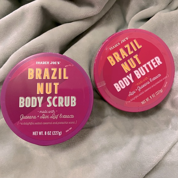 trader joe’s | Skincare | Trader Joes Brazil Nut Body Butter Body Scrub ...